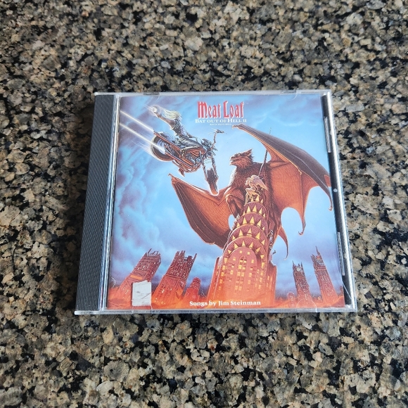 Vintage | Media | Rare Vtg Meat Loaf Bat Out Of Hell Ii Back Into Hell Cd 993 Mca Records Mcad ...